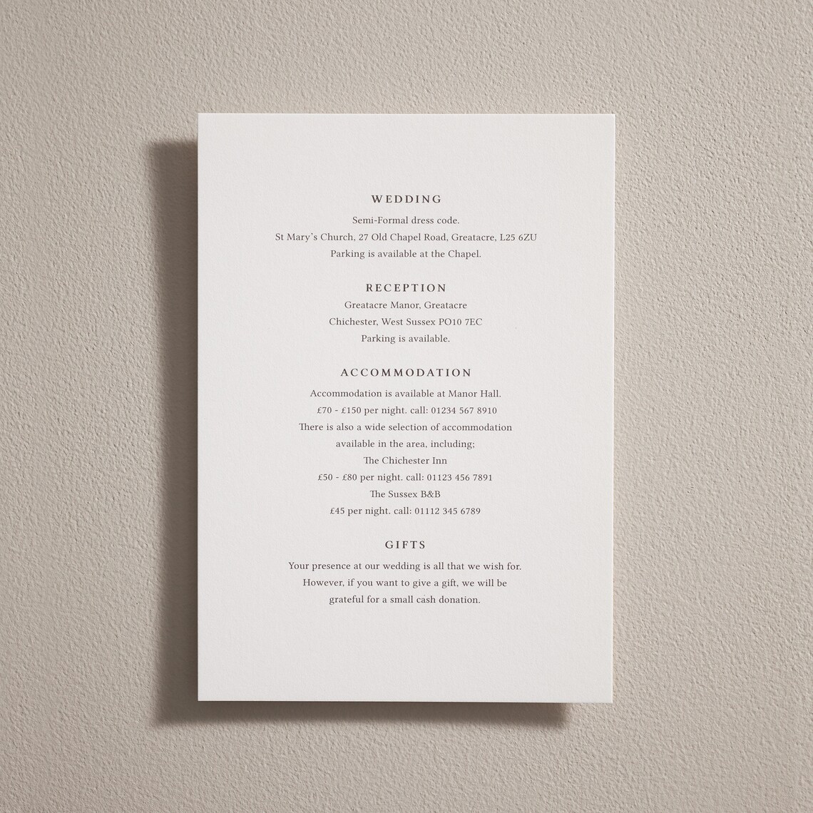 Digital and Letterpress Wedding Invitation Set, Wedding Invitations ...