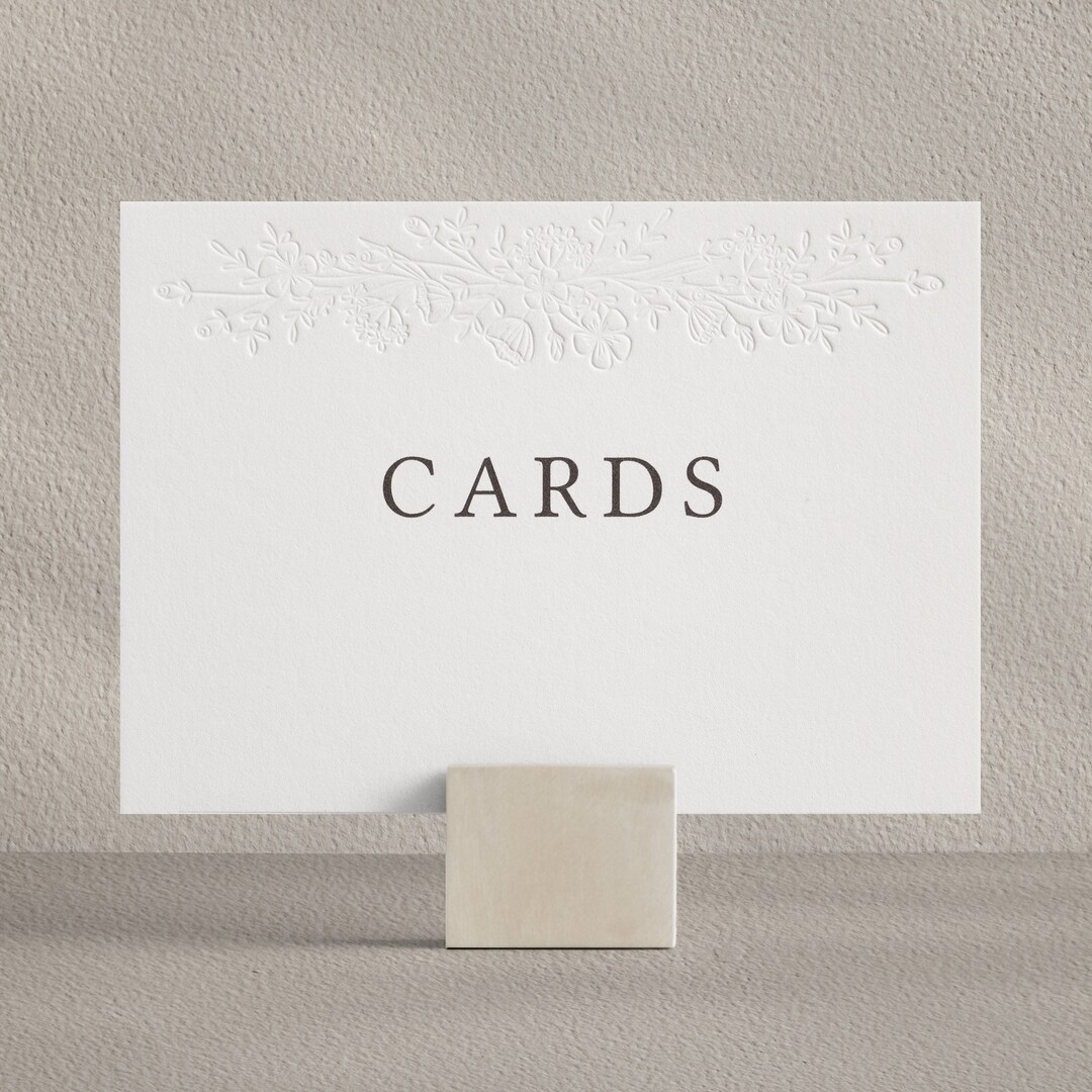 Custom Signs for Wedding, Embossed Signage. Customised With Any Text ...