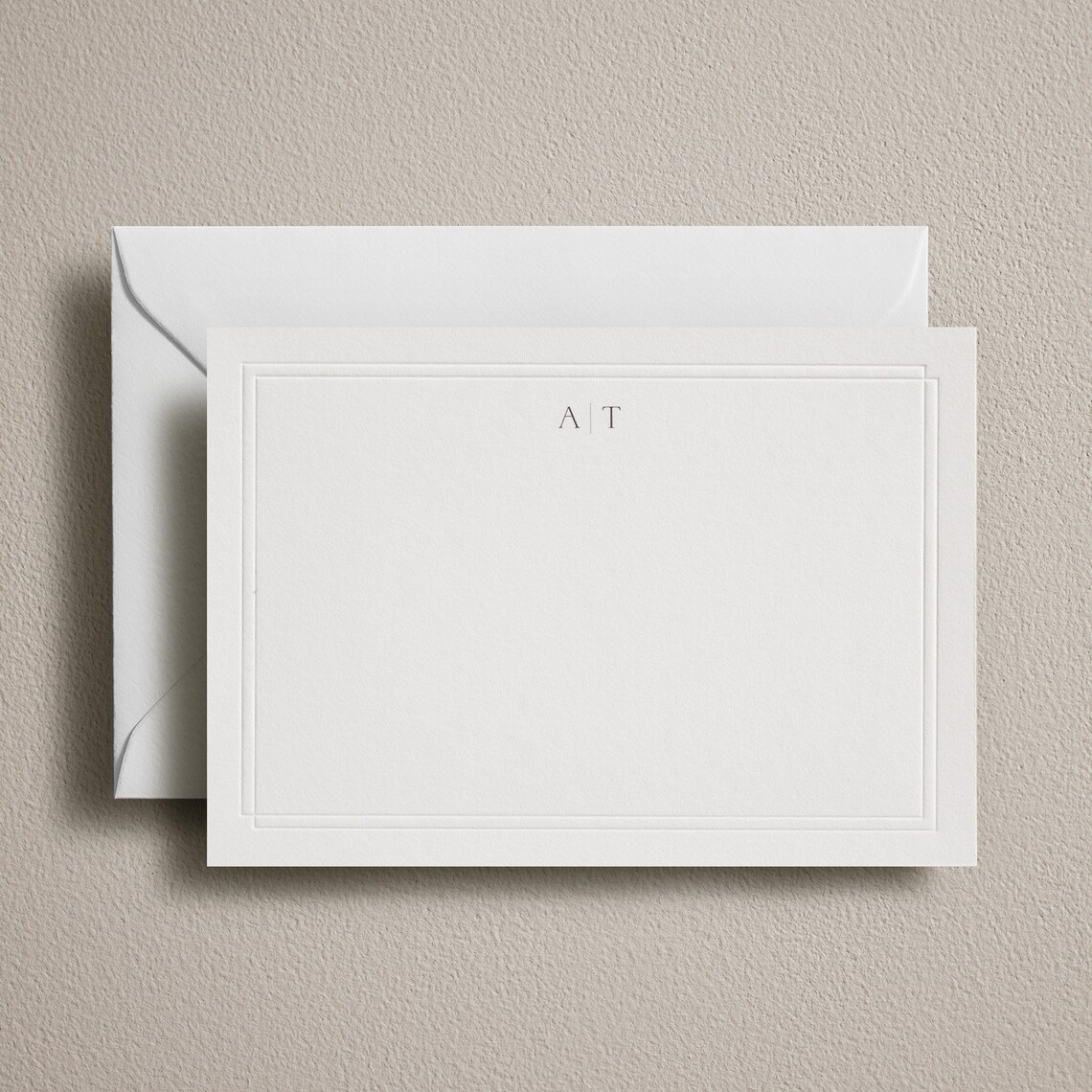 Embossed Notecards, Letterpress Personalised Correspondence Cards ...