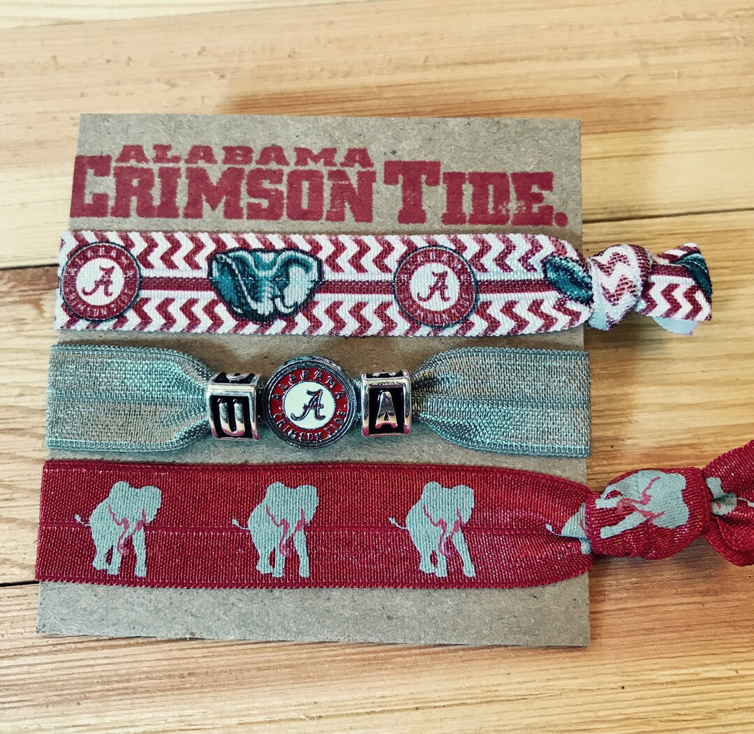 Graduation Gift, Alabama Charmed Hair Ties, U of A Hair Ties, Roll Tide ...