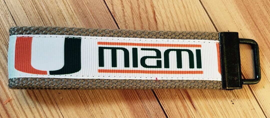Graduation Gift, Miami Hurricanes Key Chain, Miami U Key Wristlet ...