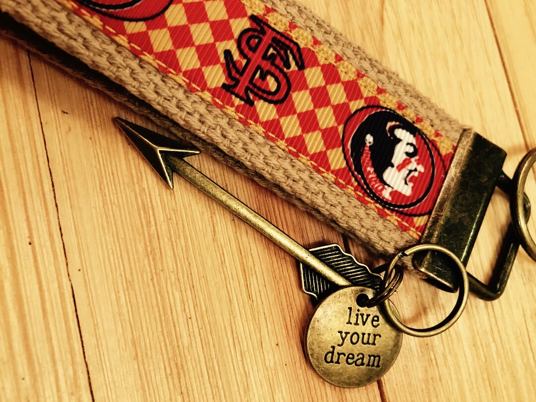 FSU Graduation Gift, Fl State Wristlets , Seminoles Themed Key Chain ...