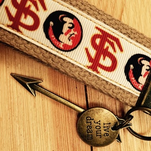 FSU Graduation Gift , Fl State Wristlets , Seminoles Themed Key Chain ...