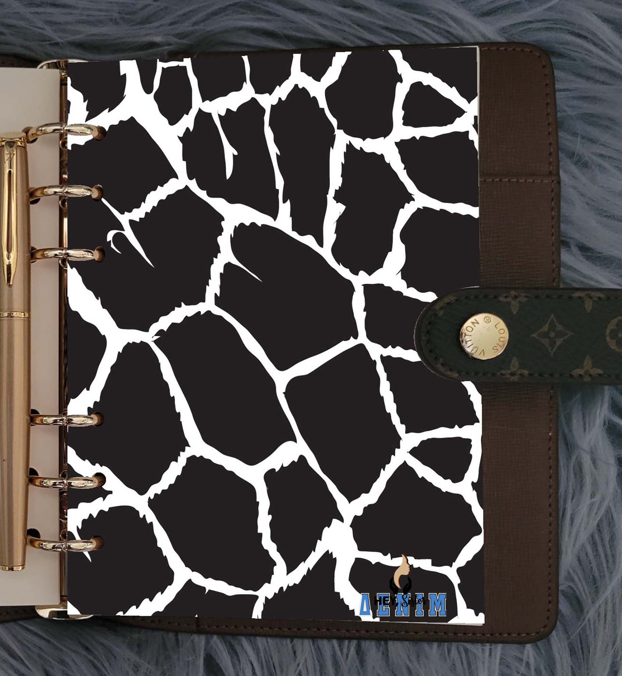Animal Print Dashboard Insert Planner Notebook Ring Planner, A6, B6 ...