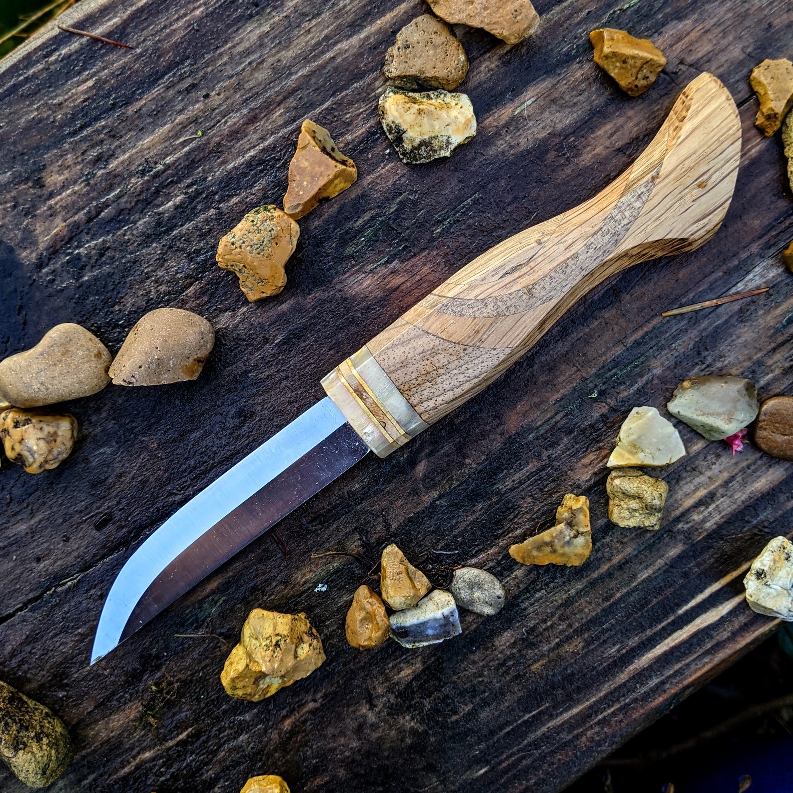 Scottish Stainless Steel Bushcraft Knife, Scottish Knife, Wedding Gift ...