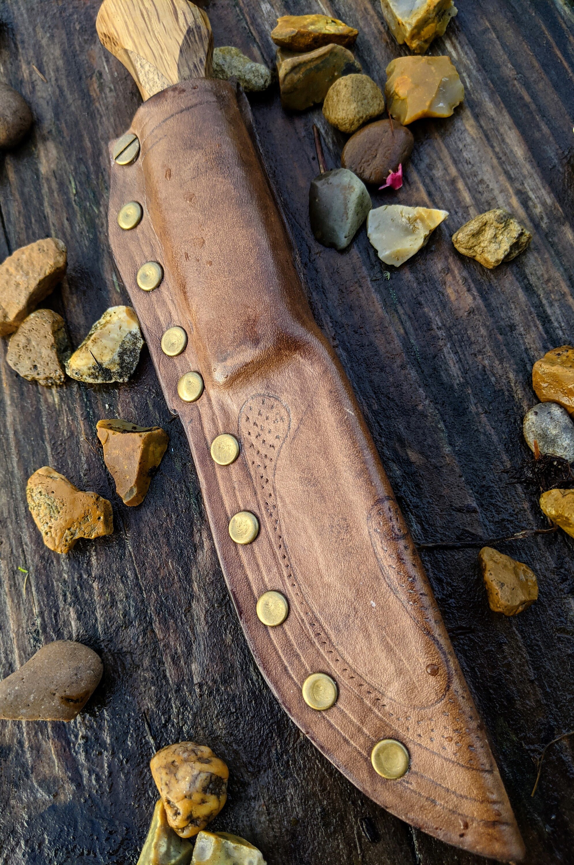 Scottish Stainless Steel Bushcraft Knife, Scottish Knife, Wedding Gift ...