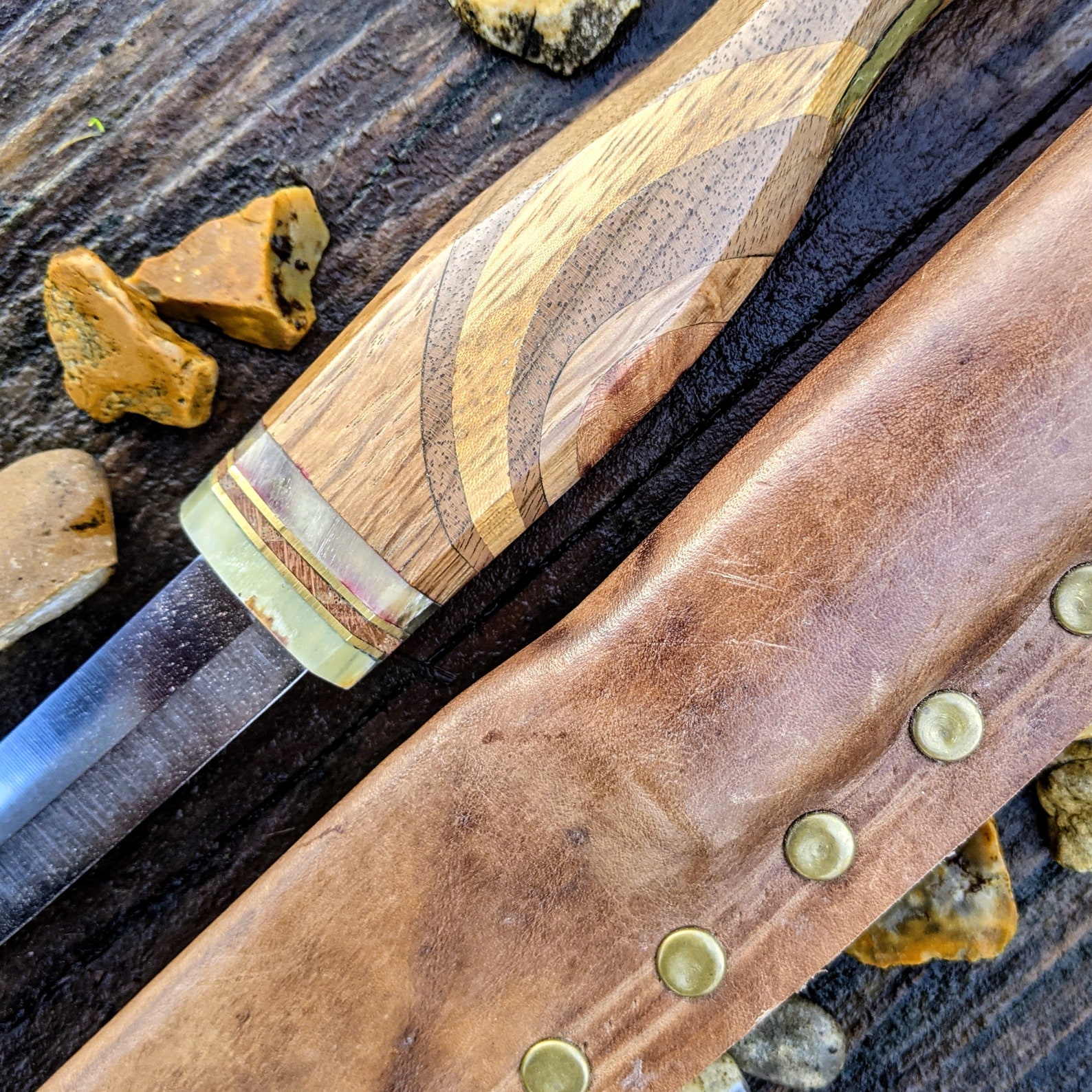 Scottish Stainless Steel Bushcraft Knife, Scottish Knife, Wedding Gift ...
