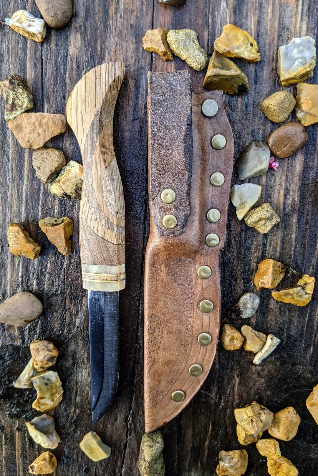 Scottish Stainless Steel Bushcraft Knife, Scottish Knife, Wedding Gift ...