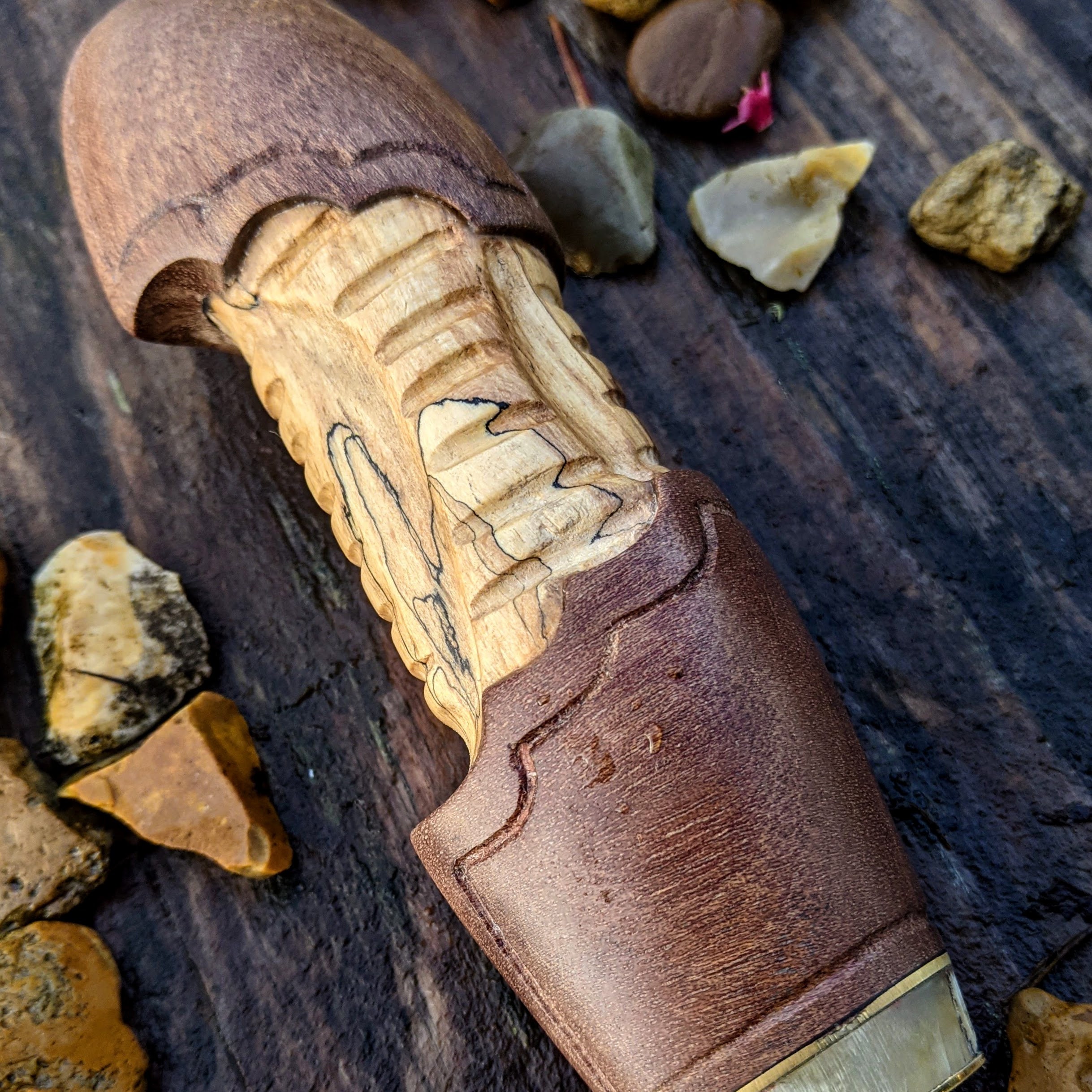 Hand Carved Bushcraft Knife, Scottish Knife, Hunting Knife - Etsy