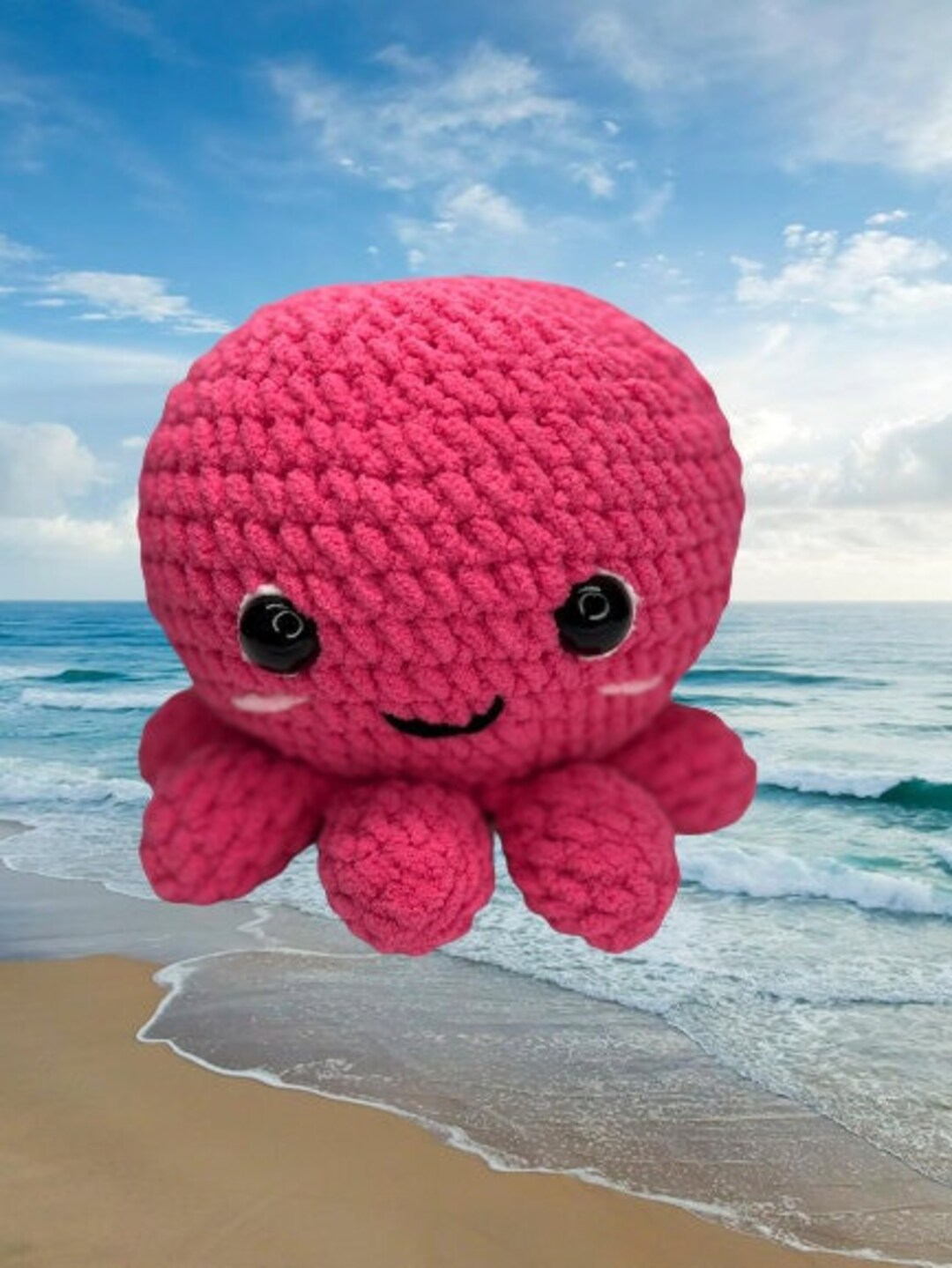 Crochet Octopus Doll- Octo Pal-crochet Plush- Stuffed Animal- Under the ...