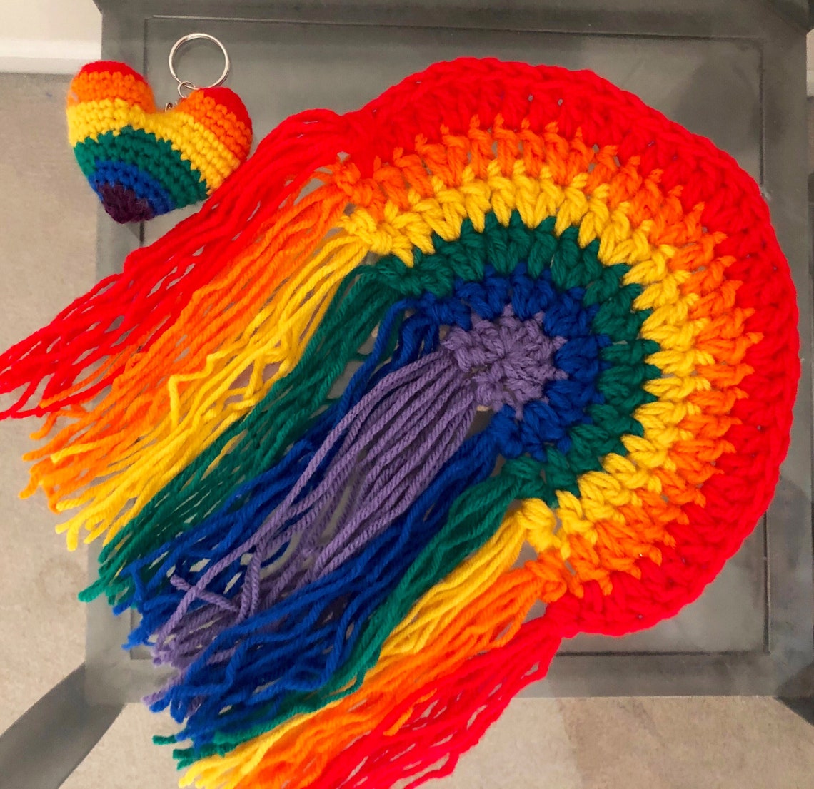 Rainbow Pride Wall Hang. Pride Wall Decoration. Rainbow Decor. Pride ...