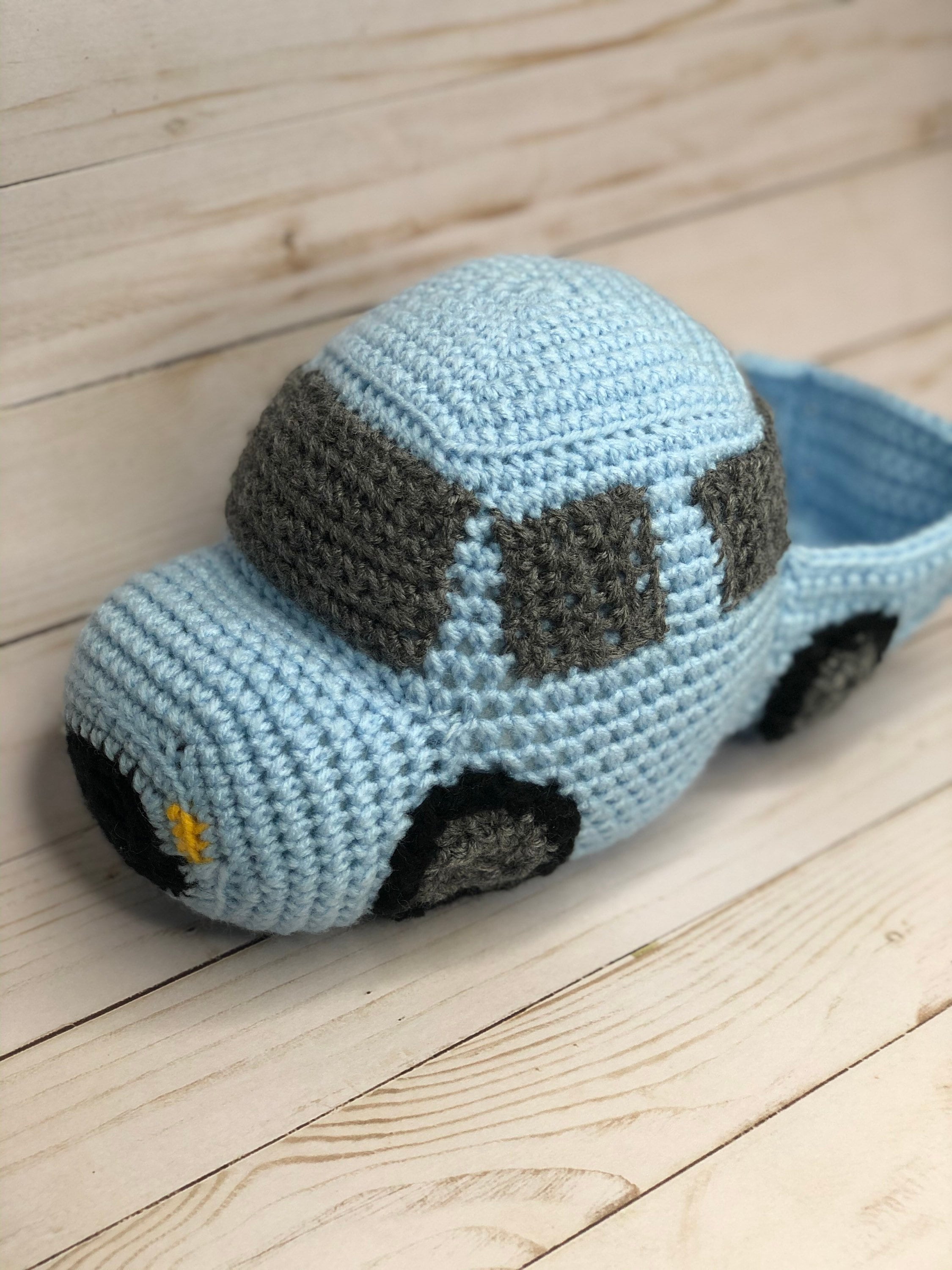 Crochet Plush Truck. Truck pillow. Stuffed Truck toy. Car | Etsy