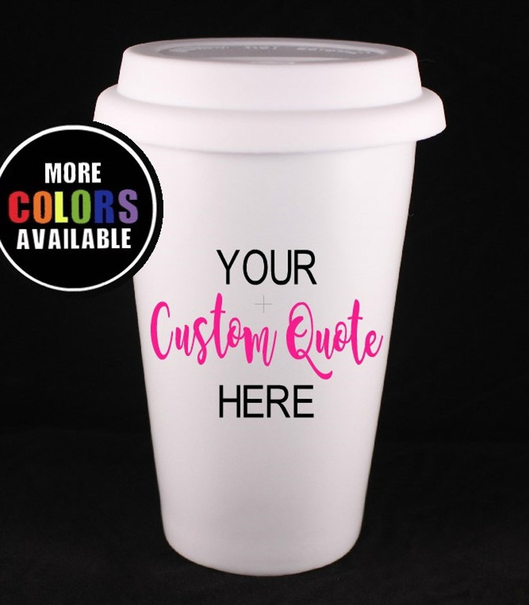 Personalized. Travel Mug. Custom Travel Mug. Custom Quote.design Your ...