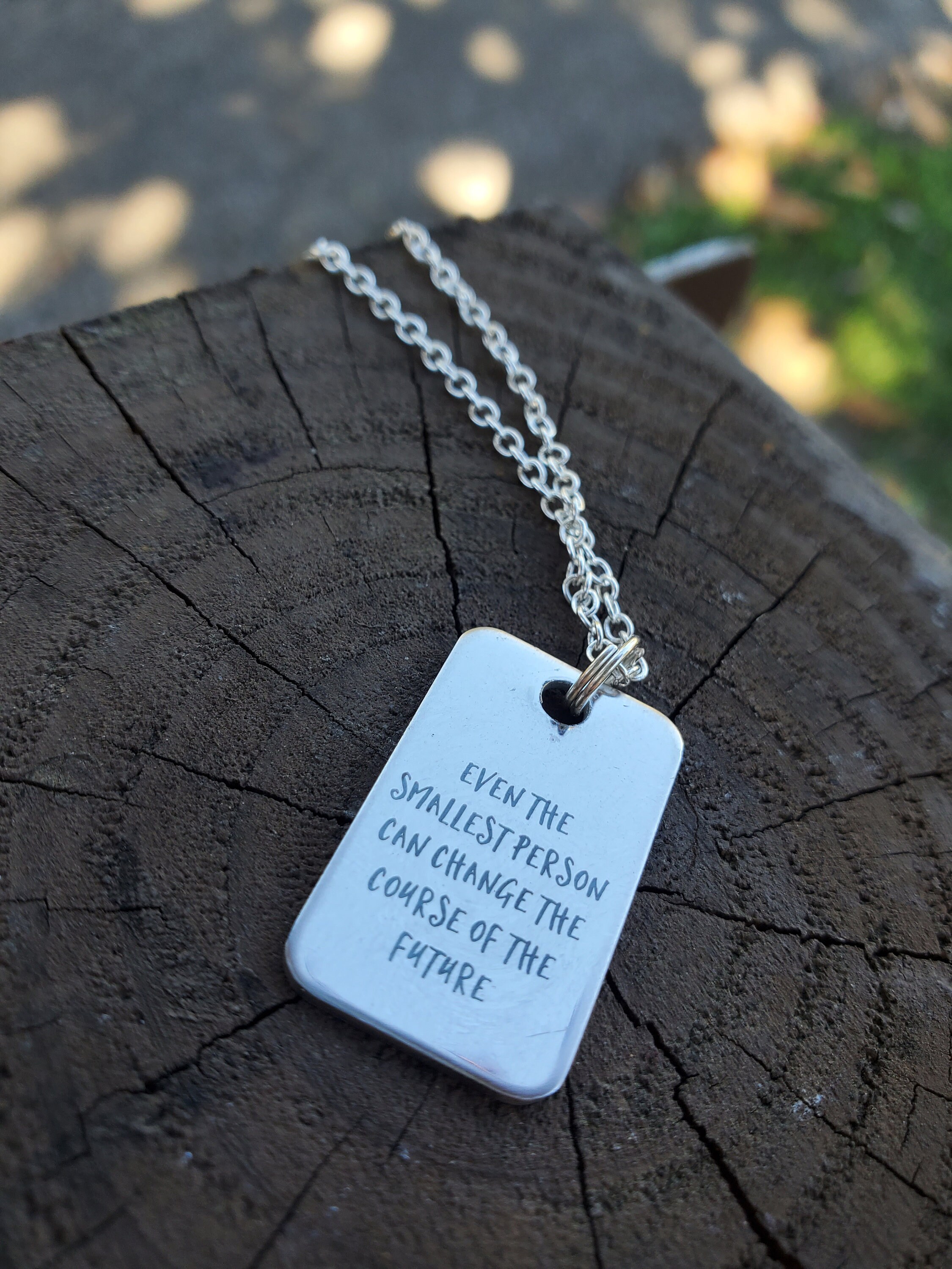Even the Smallest Person Necklace - Etsy