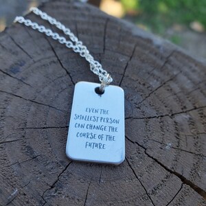 Even the Smallest Person Necklace - Etsy