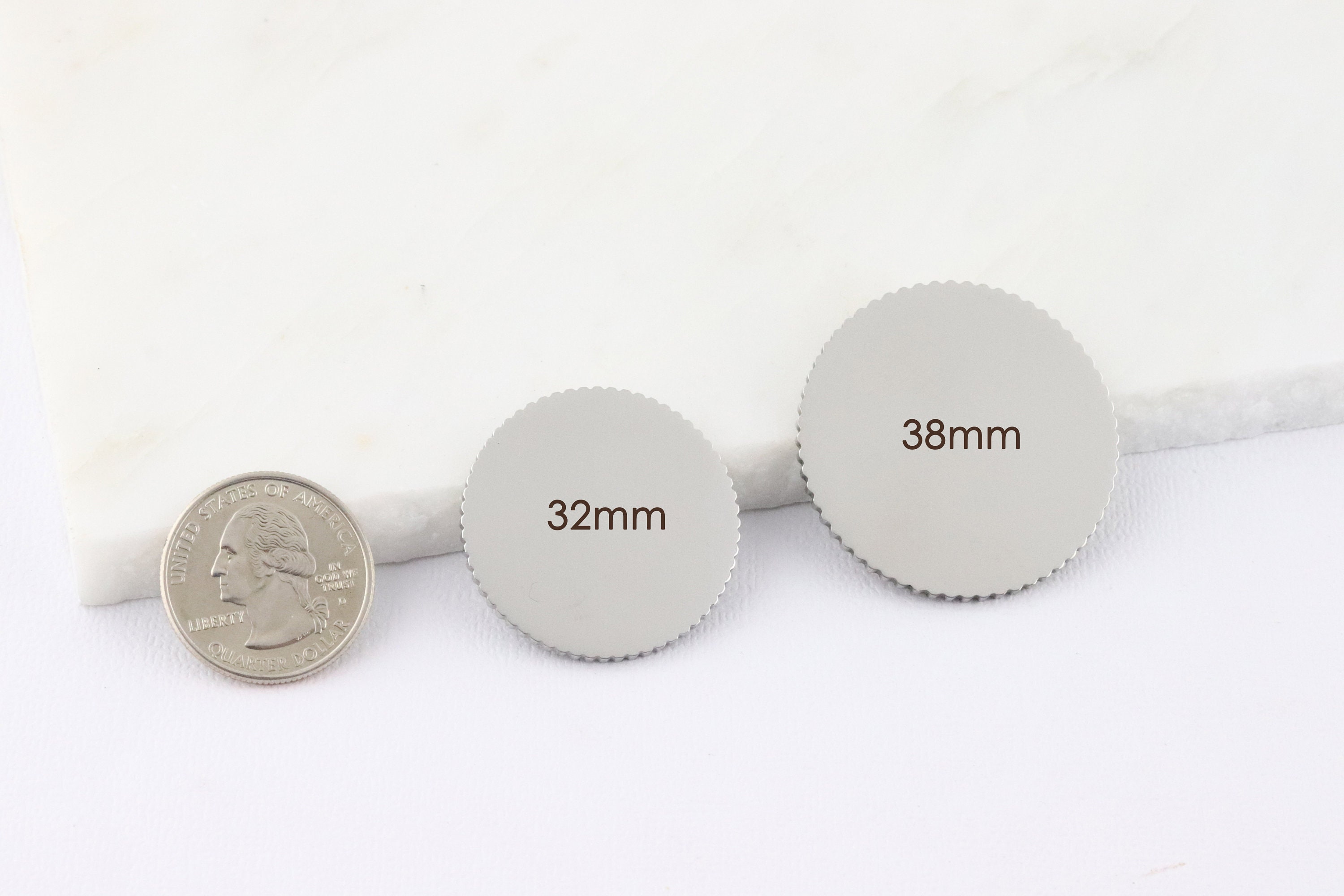 Silver Coin Blank Stainless Steel Coin Making Blank Reed | Etsy