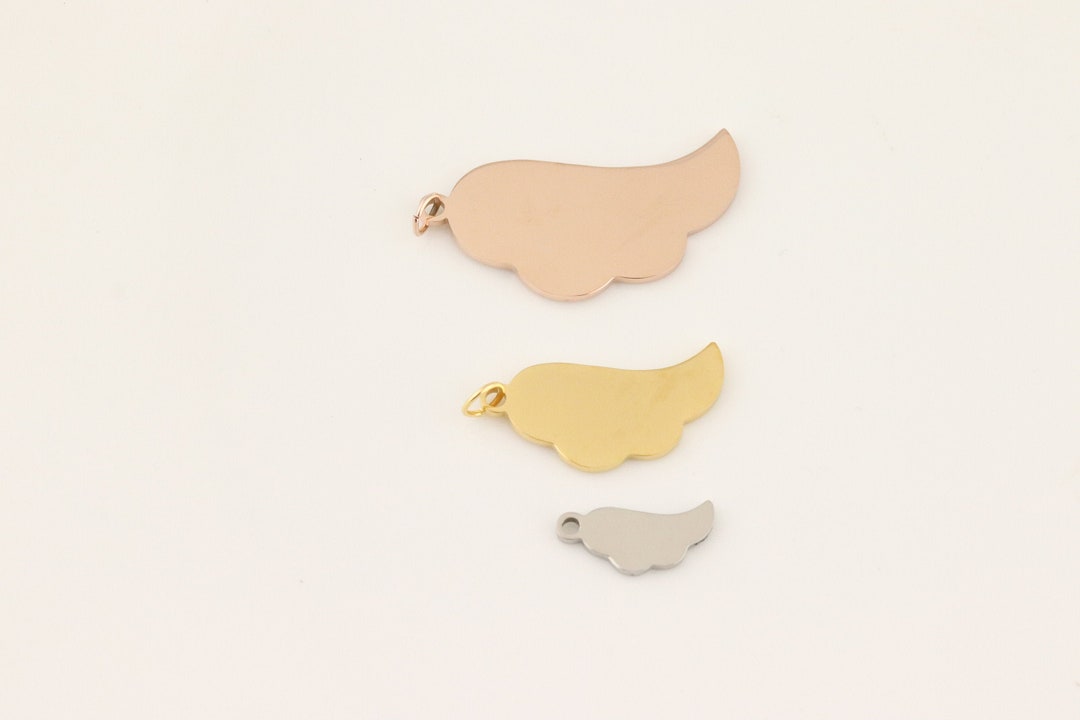 Stainless Steel Angel Wing Blank - Wing Stamping Blank - Angel Wing ...
