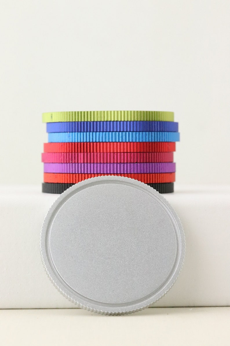 Coin Blank - Anodized Aluminum Coin Blank - Reed Edge Coin Blank ...