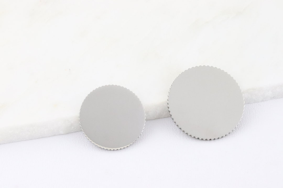Silver Coin Blank - Stainless Steel Coin Making Blank - Reed Edge Coin ...