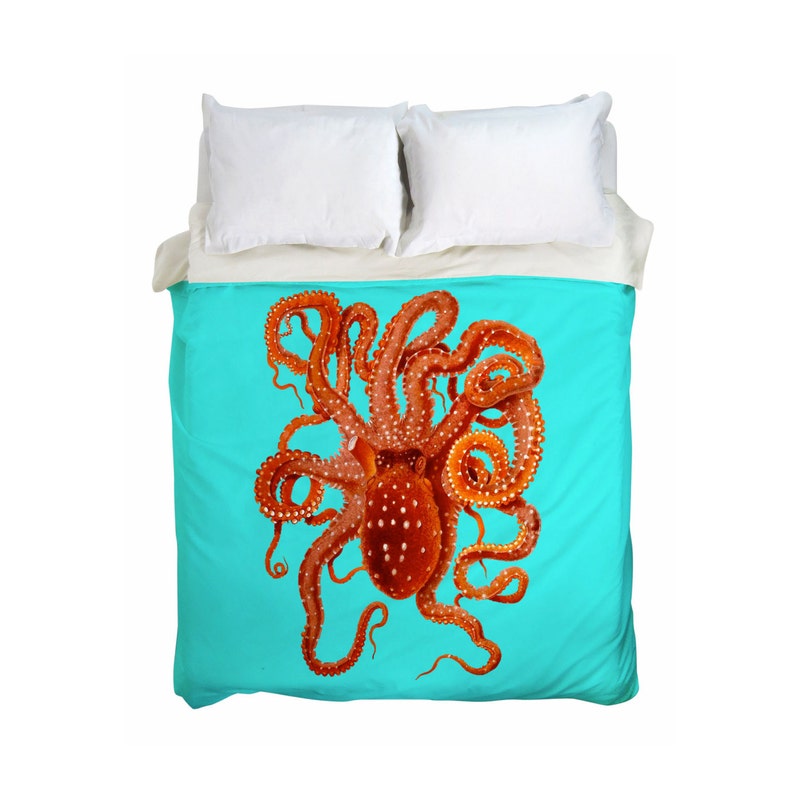 Octopus Duvet Cover - Etsy