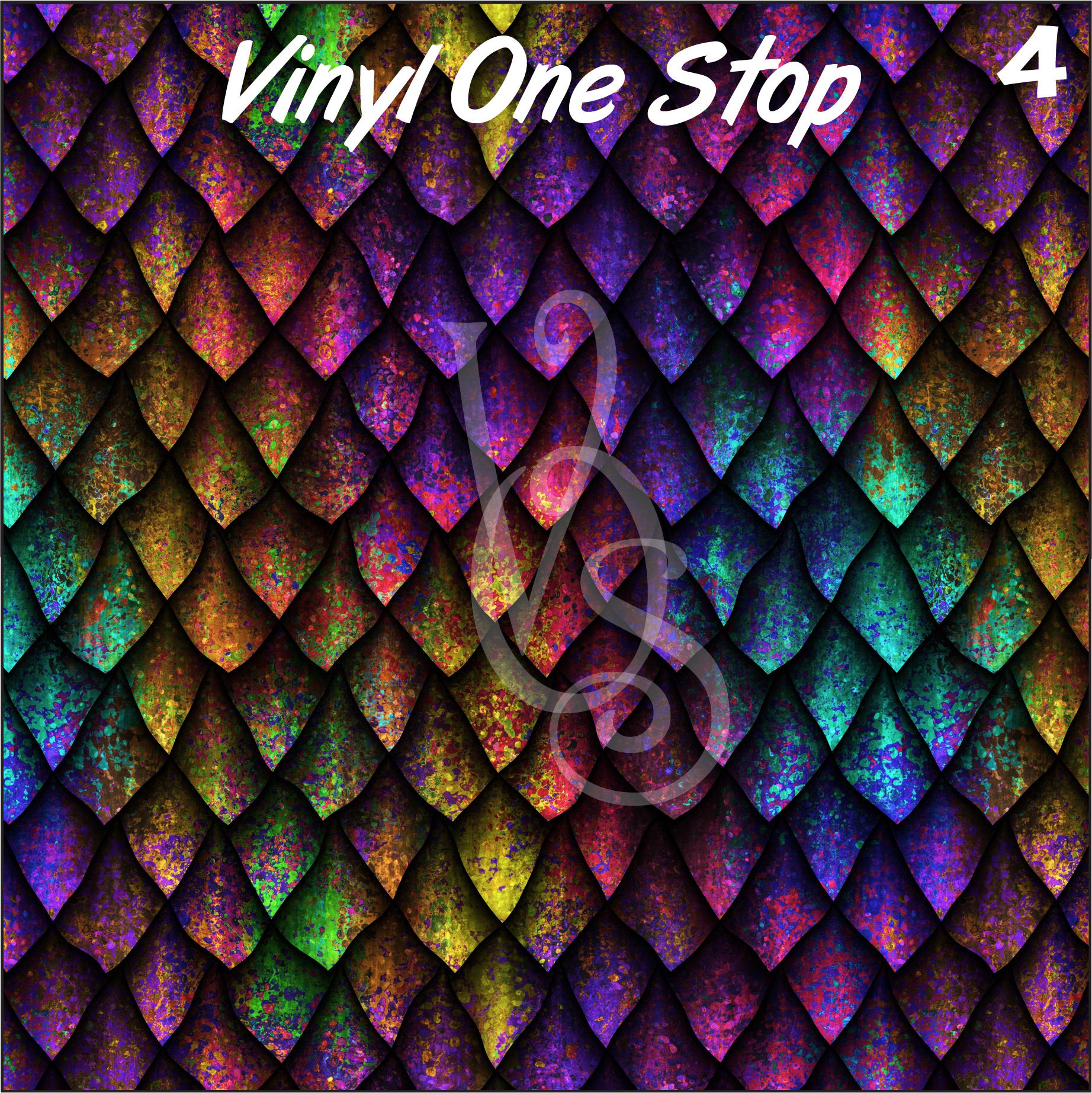 Mystic Multi Color Htv_printed Heat Transfer Vinyl_pattern - Etsy