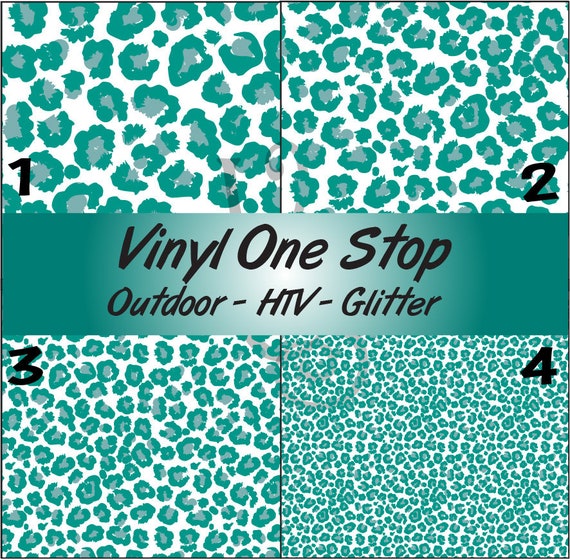 Visual Arts White Cheetah Permanent Outdoor Vinyl Charcoal Cheetah on ...