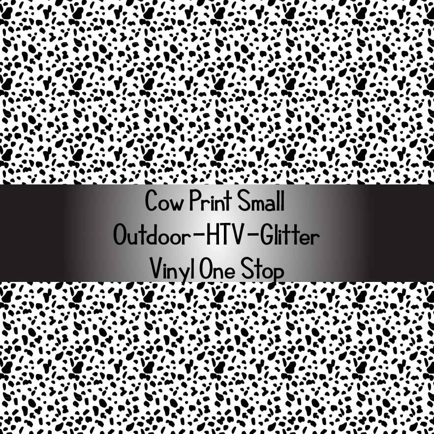 Cow Print Black and White Heat Transfer Viny HTV Easy Mask | Etsy