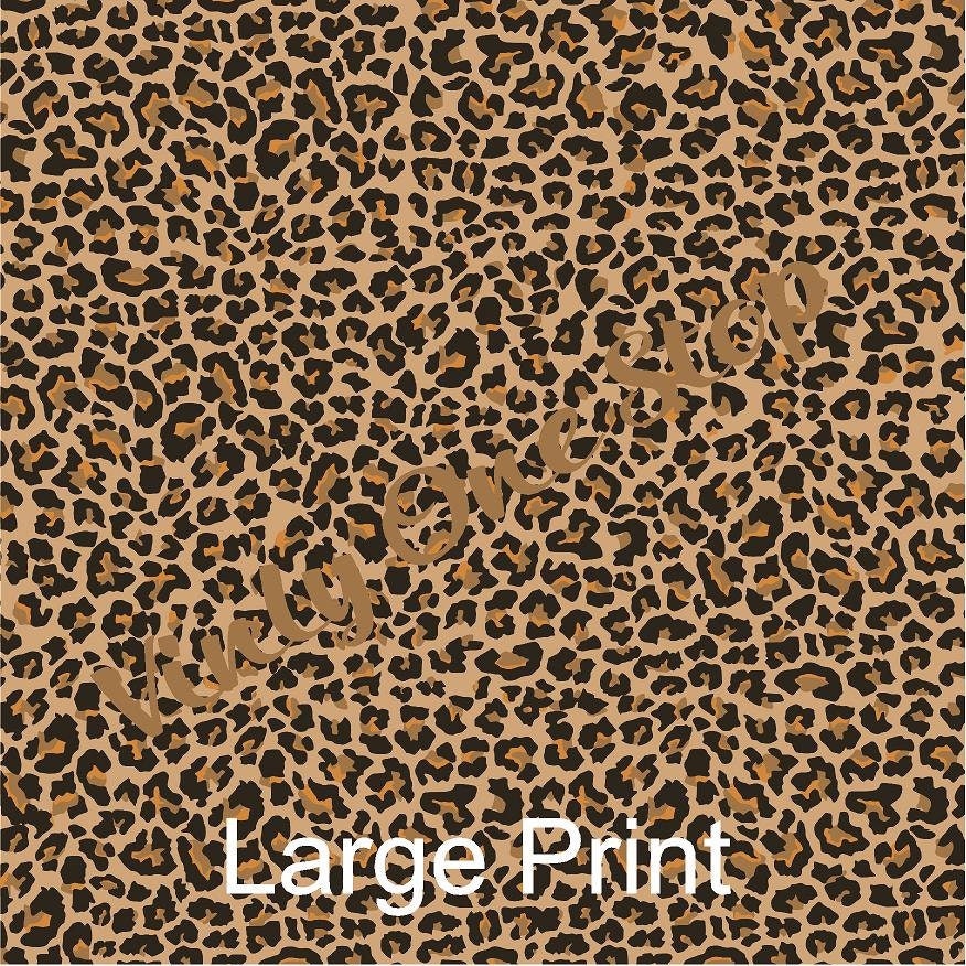 Cheetah/leopard Print HTV (heat Transfer Vinyl) or Oracal 651 - Etsy