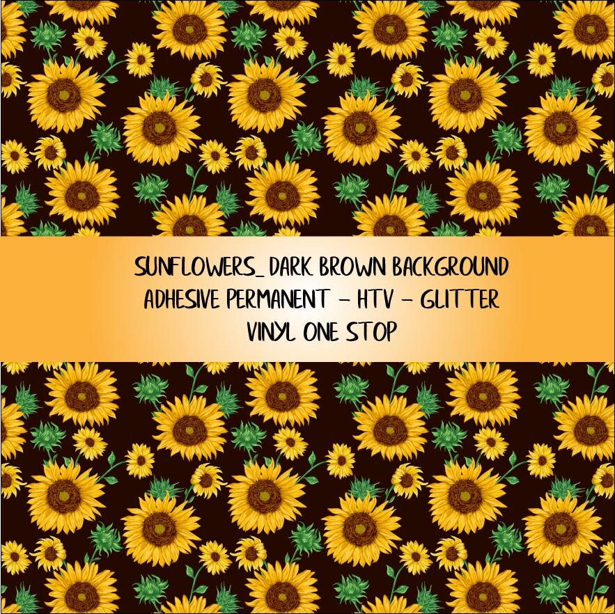 Sunflowers 1101 Heat Transfer Viny_printed Heat Transfer Vinyl_pattern ...