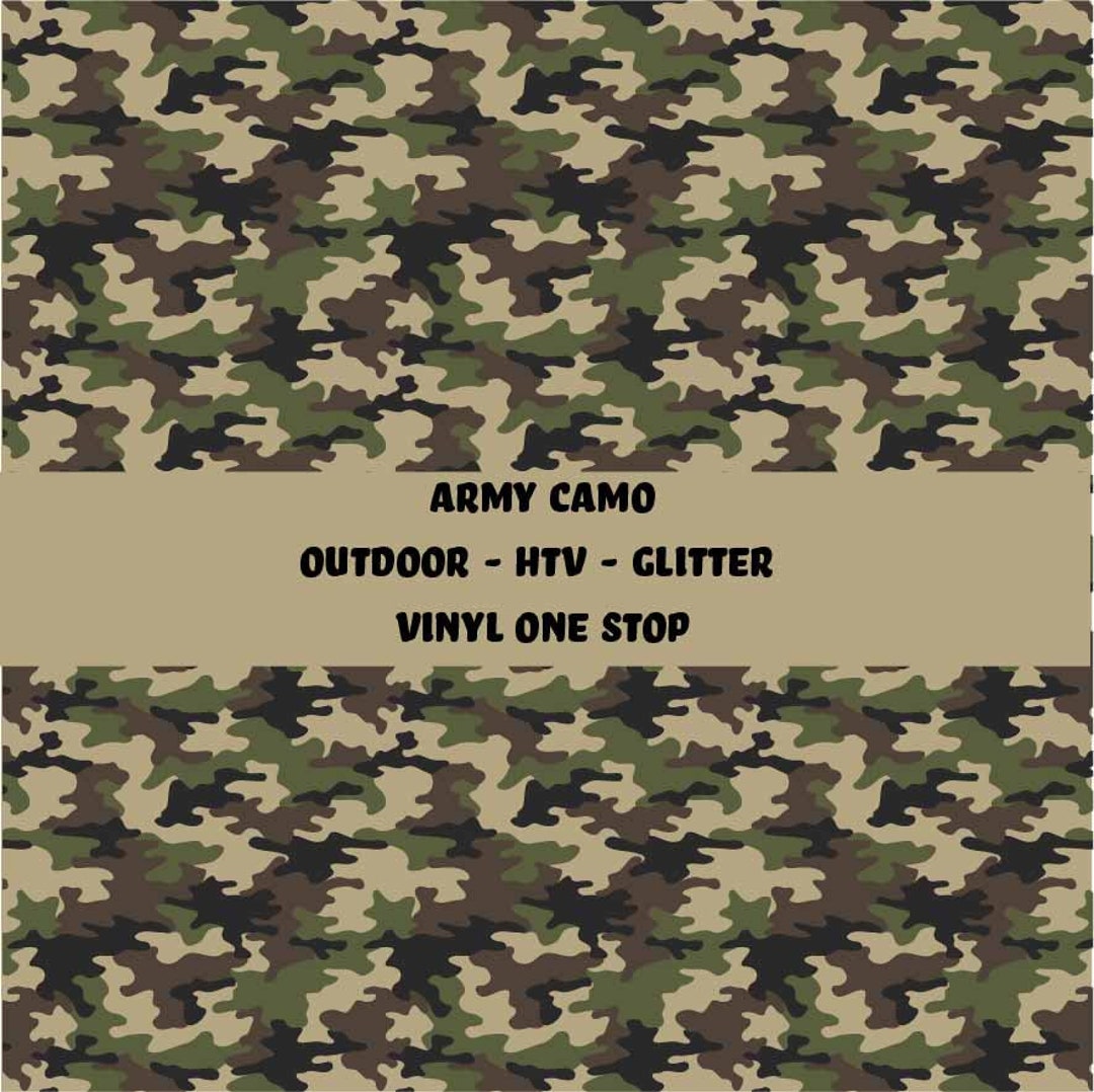 Army Camo_camouflage_ Heat Transfer Viny_printed Heat Transfer Vinyl ...