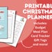 Printable Christmas Planner Digital Download Holiday Planner Holiday ...