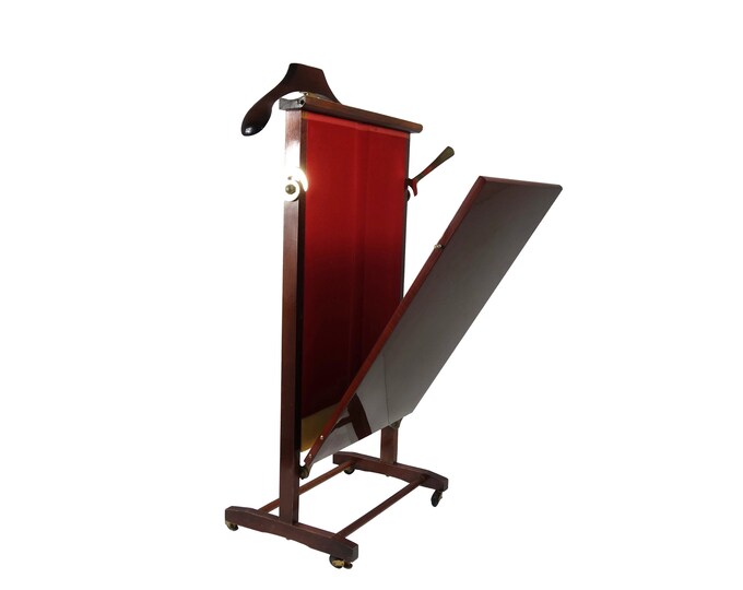 Mid Century Vintage Italian Gentleman's Valet Butler Stand With Trouser ...