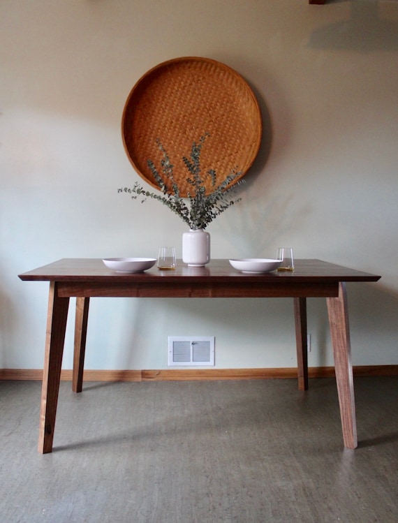 Walnut Dining Table - Etsy