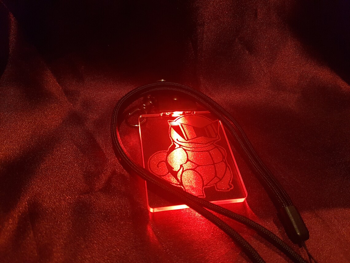Squirtle Squad LED Light up Keychain Acrylic Signlamp - Etsy