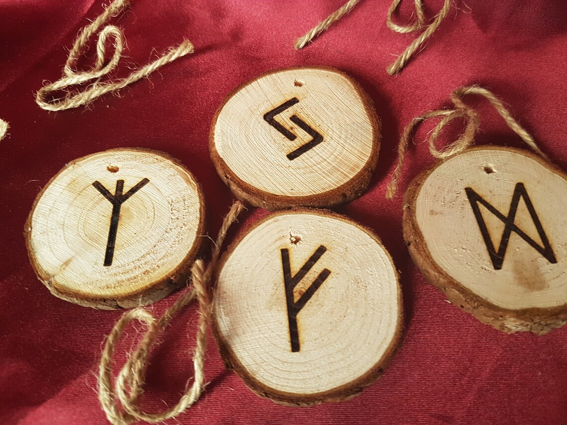 Celtic Rune Pendant Happiness Ornament Necklace | Etsy