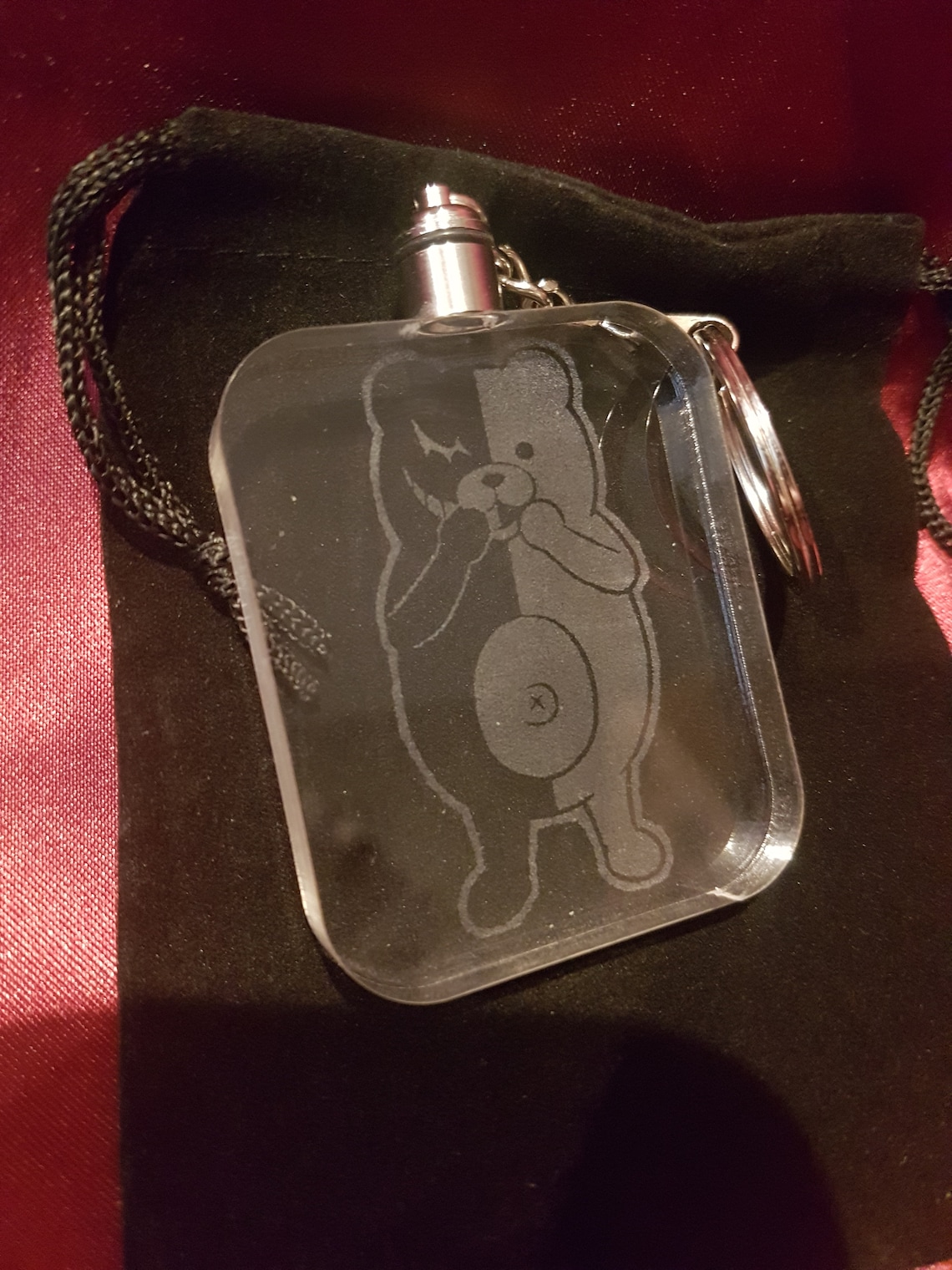 Danganronpa Monokuma Key Chain Acrylic Signlamp Bear - Etsy