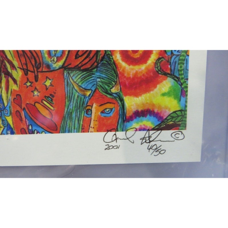 Carl Alm Art Psychedelic Women Left Poster Very Rare 2001 - Etsy