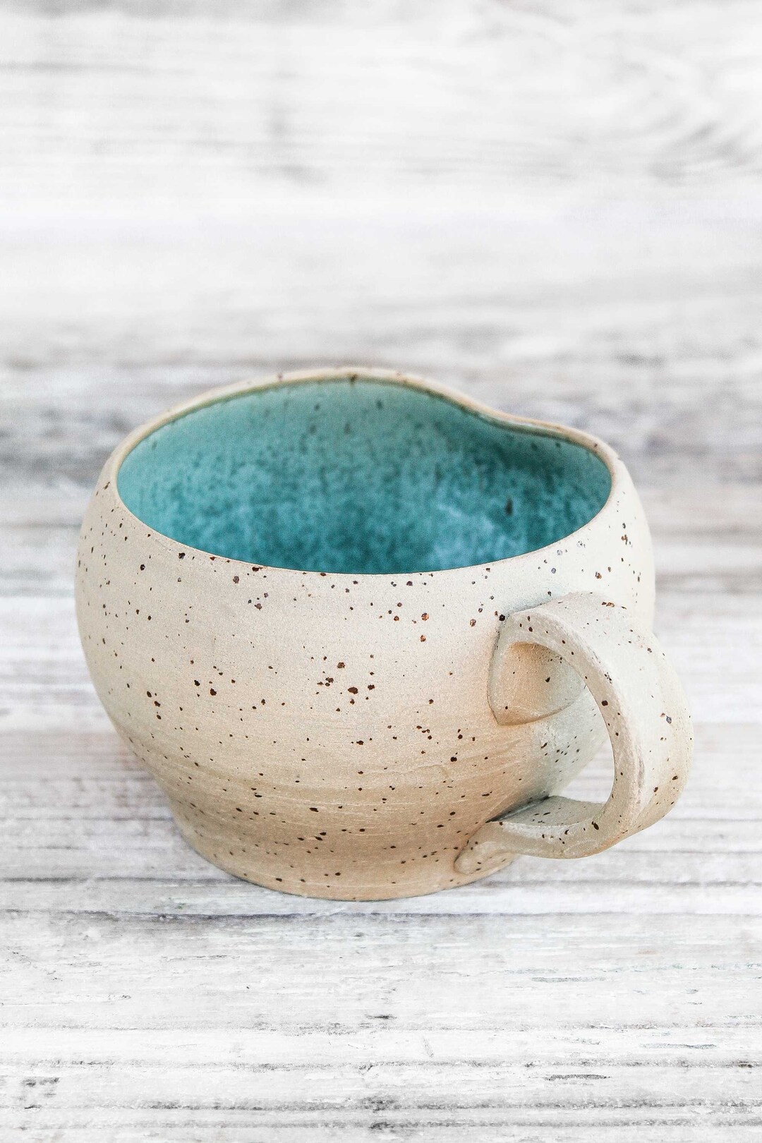 420ml/14oz Handmade Ceramic Cup. Modern Farmhouse Vessel. Original ...