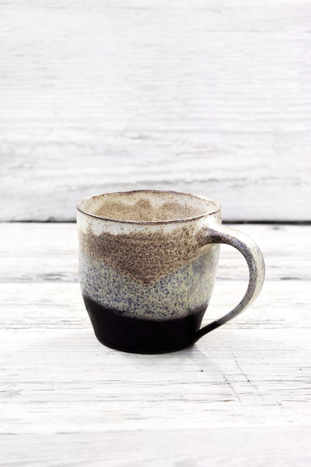 Uneven Irregular Handmade Ceramic Mug for Coffee, Tea Lovers. Wabi Sabi ...