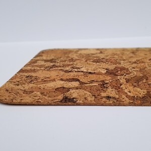 Portugal Cork Table Mats Placemats Set, Rectangular, Stain Heat Water ...