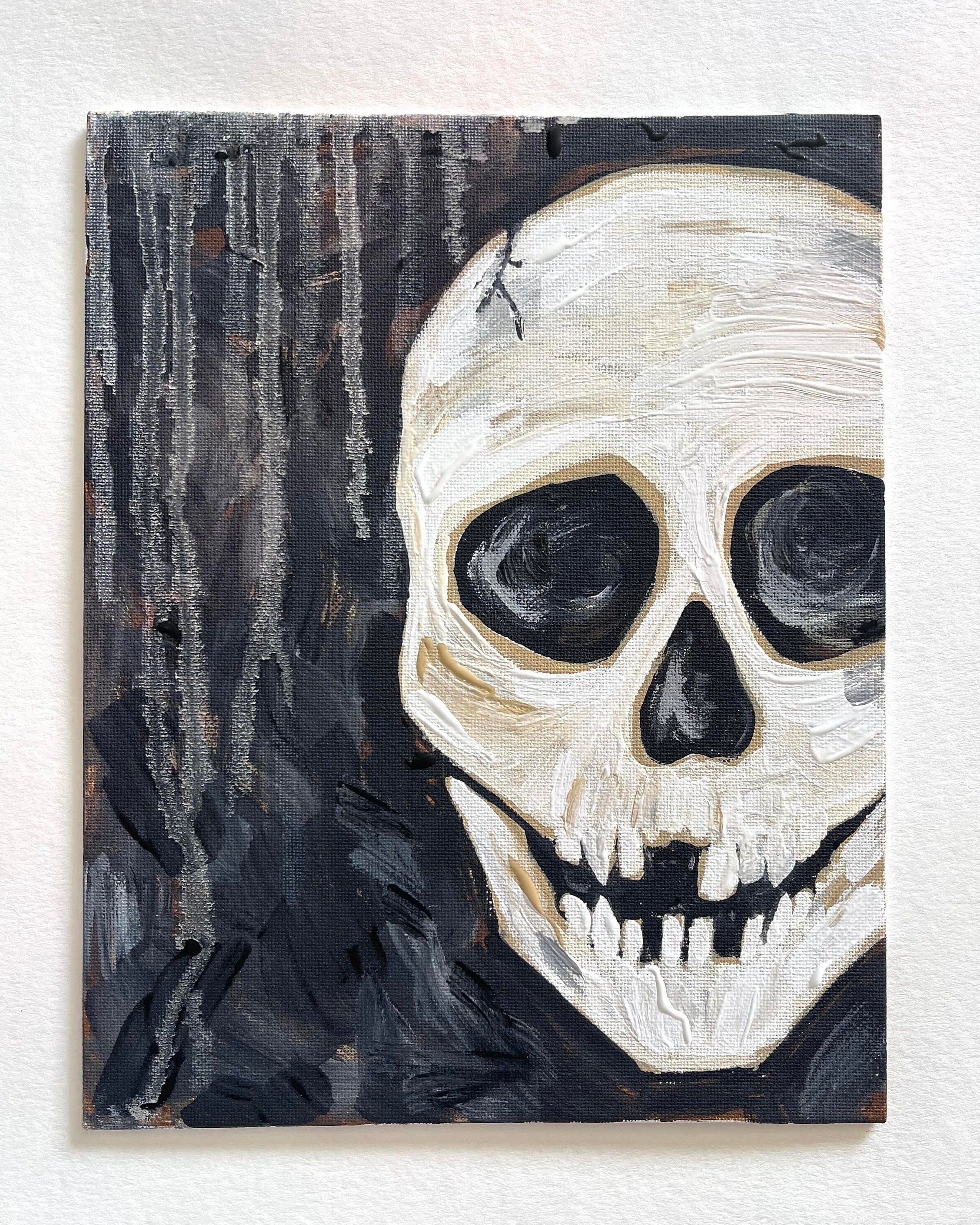 Skull painting store