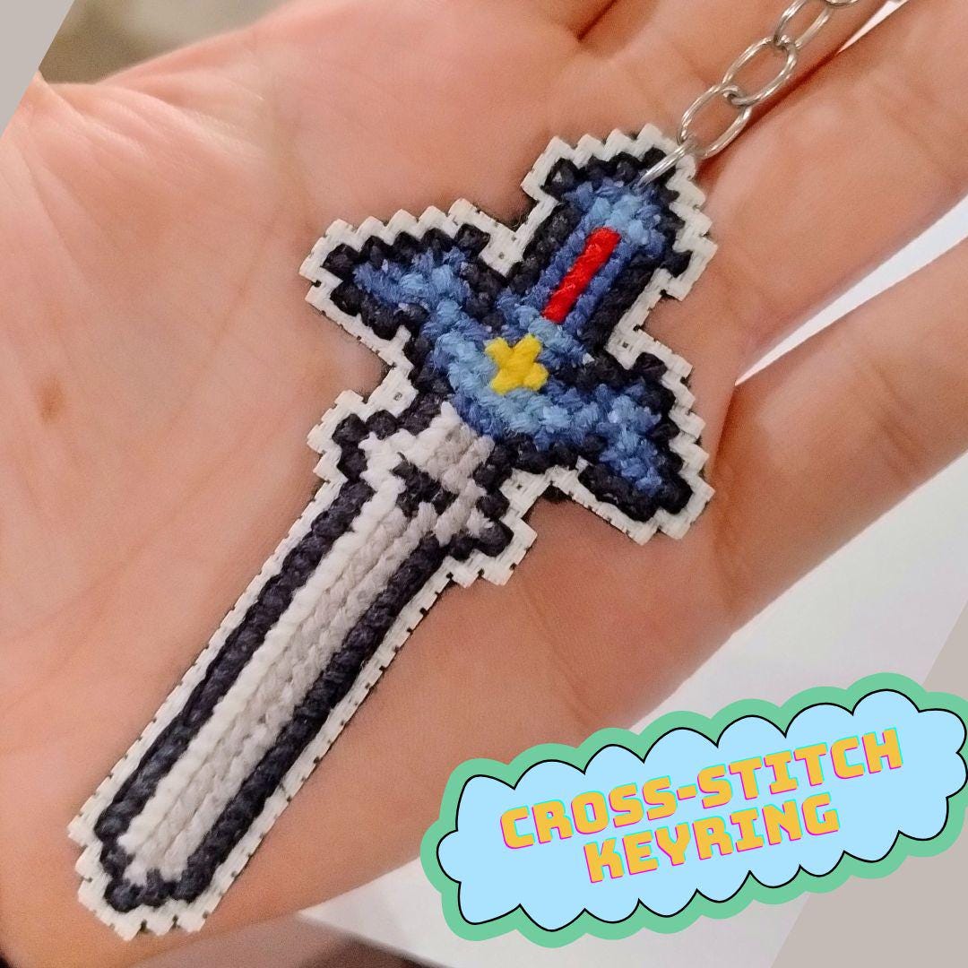 Keyring Legend of Zelda Master Sword - Etsy