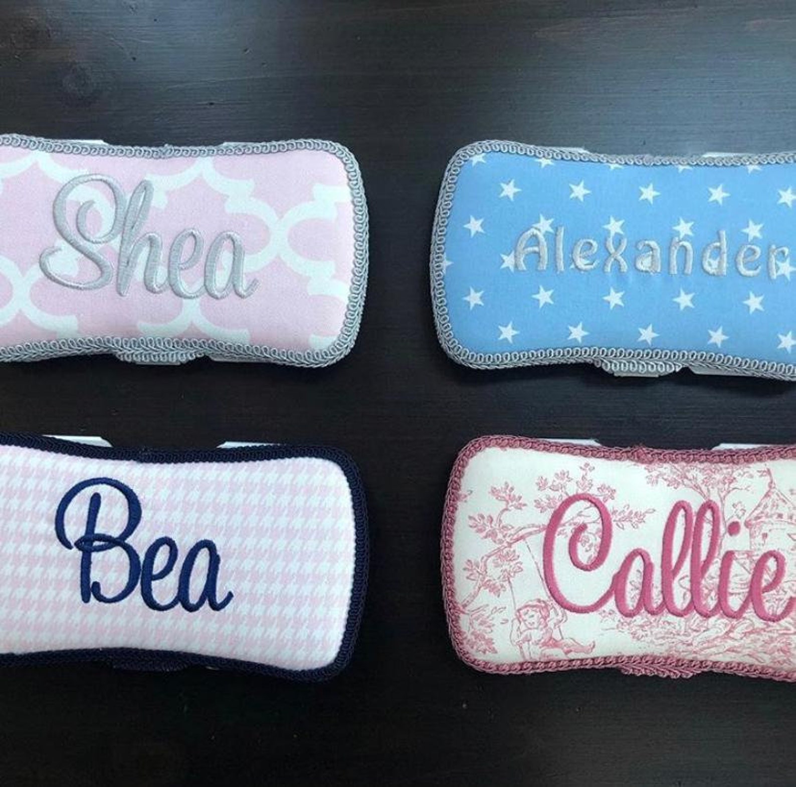 Embroidered Table Top Wipes Box Baby Girl Boy Monogrammed | Etsy
