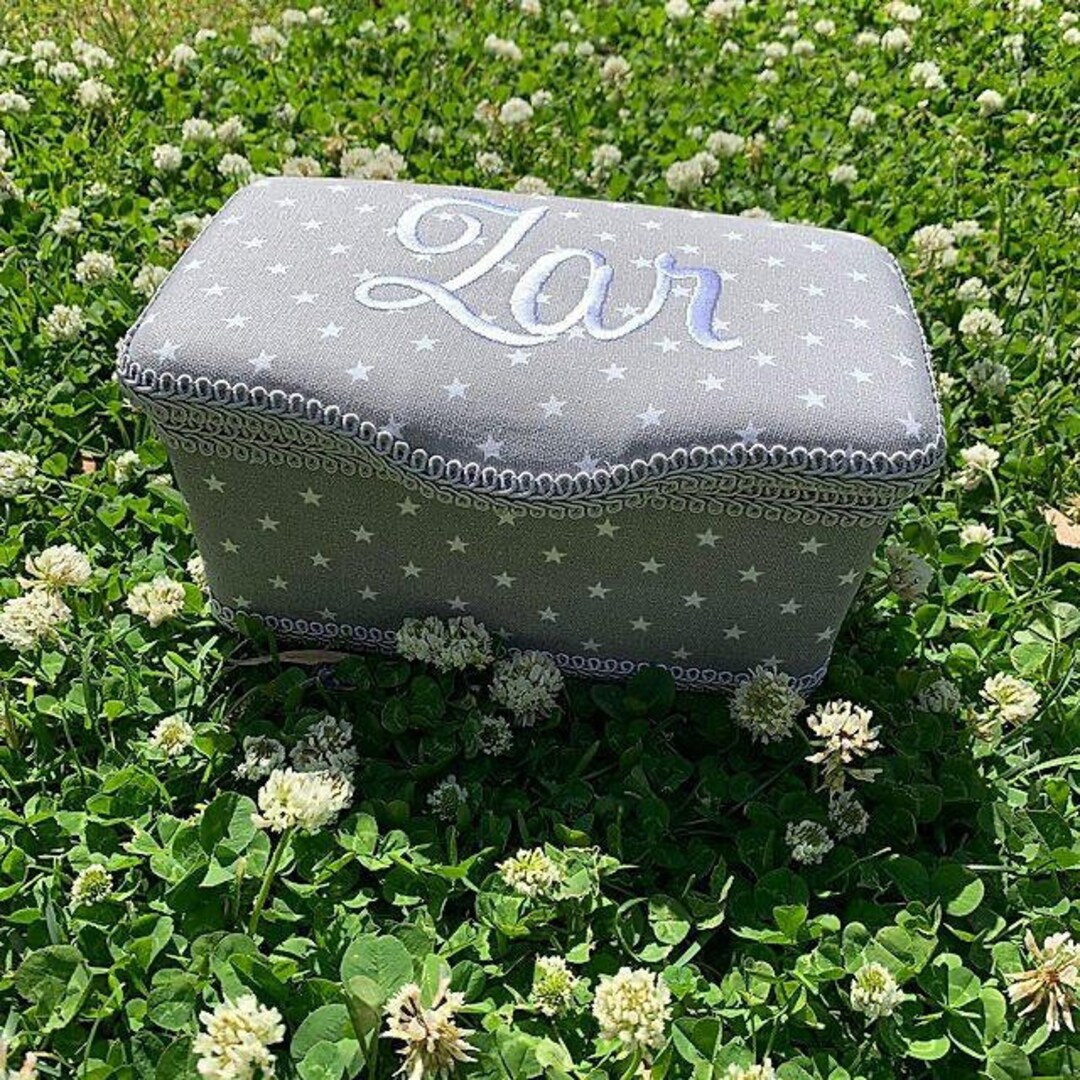 Embroidered Table Top Wipes Box Baby Girl Boy Monogrammed Customized ...
