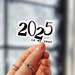 2025 Sticker,party Stickers,calendar Sticker,2025 Decoration,holiday ...