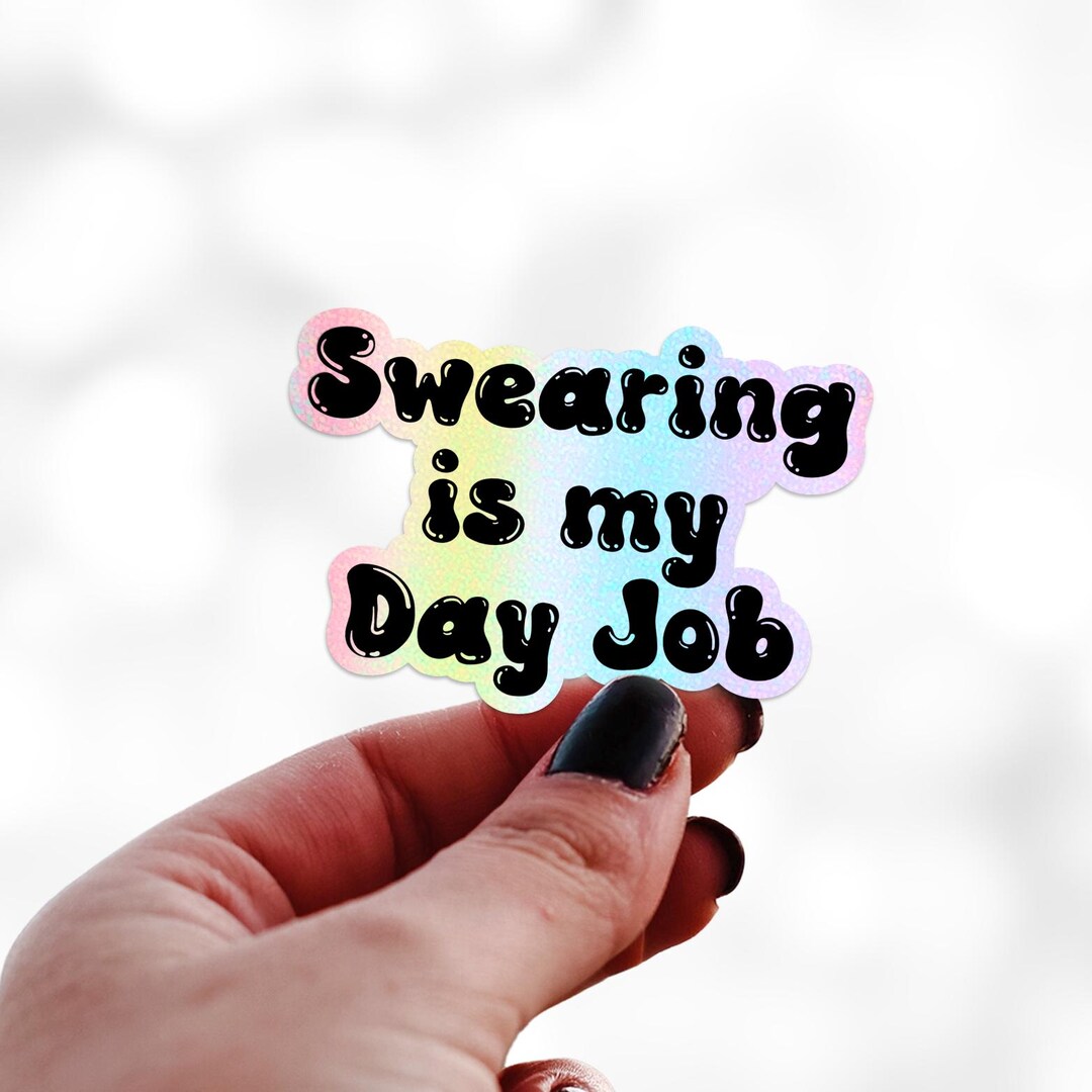 Curse Word,sticker,sarcastic,dark Humor,fairy,folklore,waterproof ...