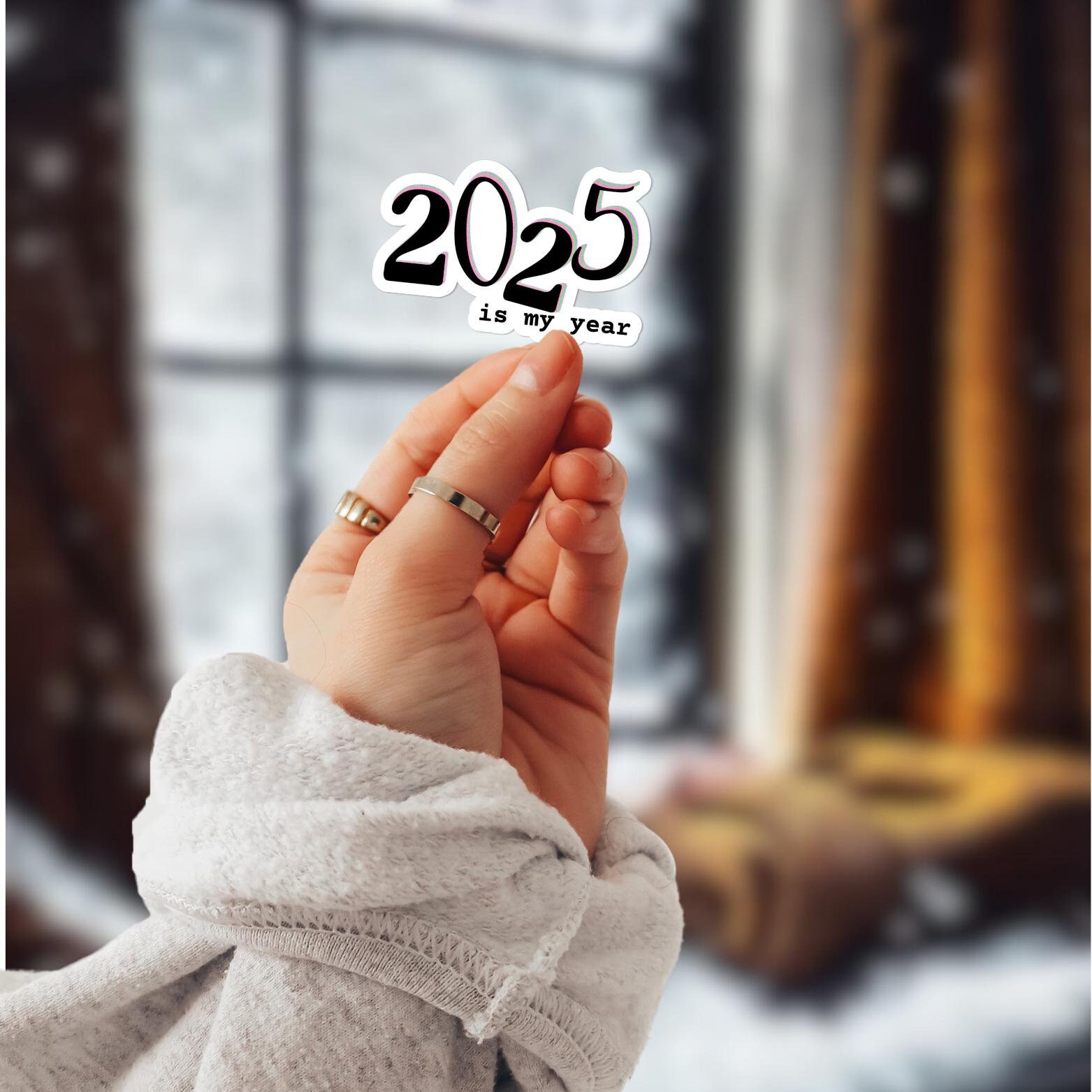 2025 Sticker,party Stickers,calendar Sticker,2025 Decoration,holiday ...