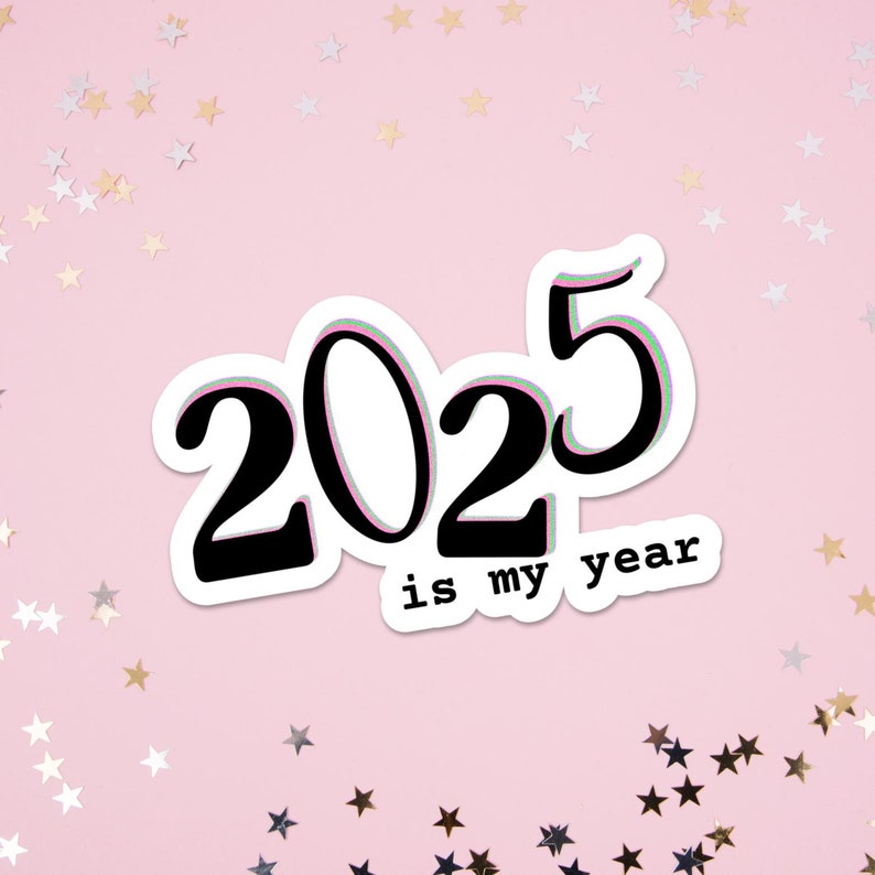 2025 Sticker,party Stickers,calendar Sticker,2025 Decoration,holiday ...