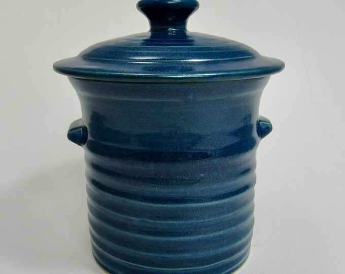 Fermentation Crock With One Piece Weight Plate, Handmade Stoneware ...
