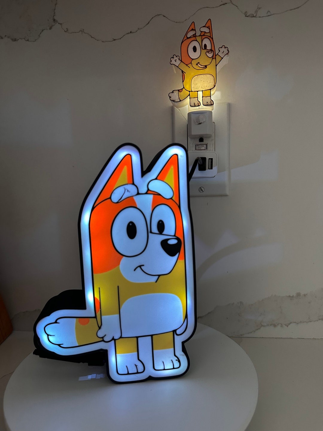 Bingo and Bluey Light Lamp, Bluey Bingo Gift for Kids, Nursery ...